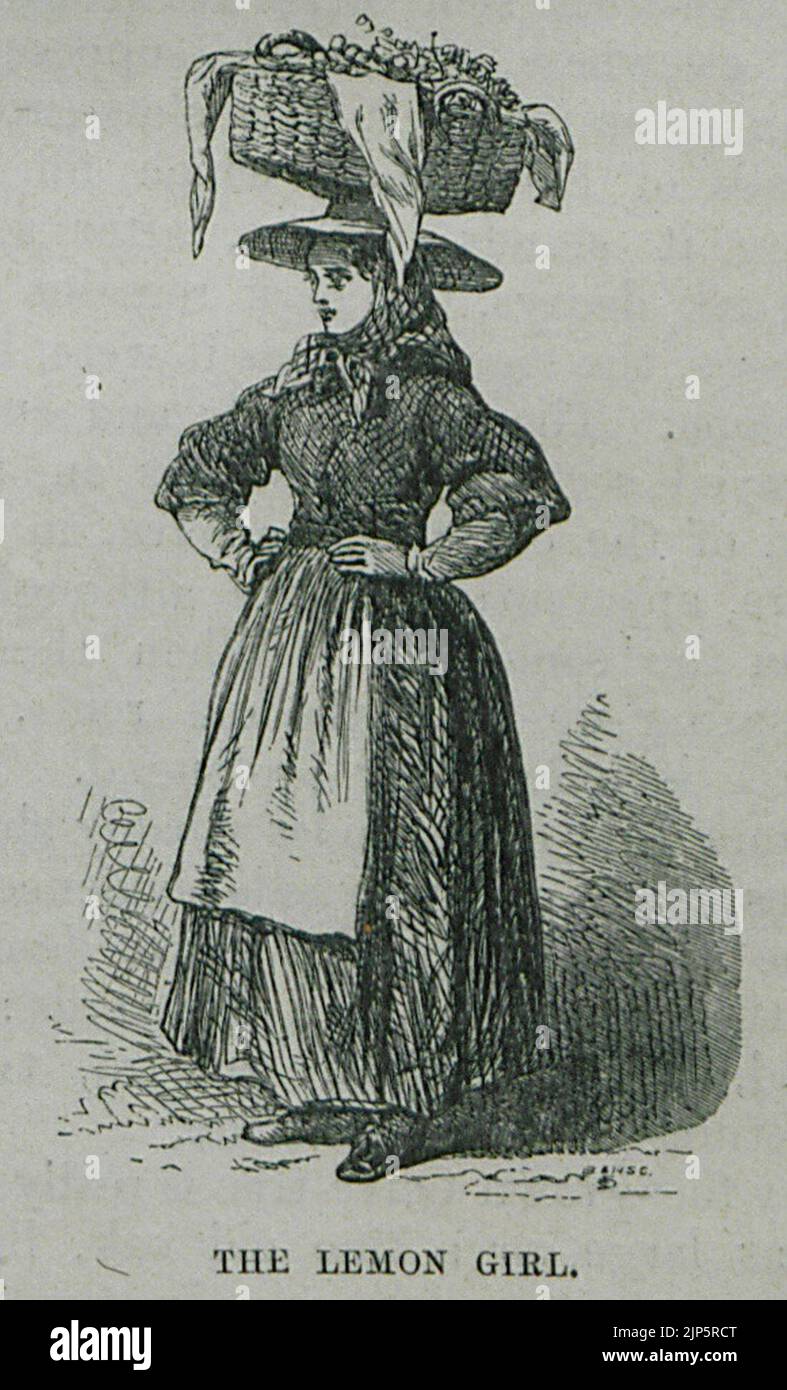 The Lemon Girl - Bennet James Henry M - 1875 Stock Photo - Alamy