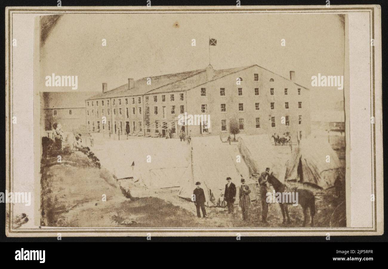 The Libby Prison - Geo. O. Ennis, photographer Stock Photo - Alamy