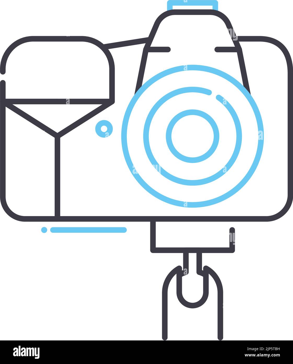 Single line drawing camera hi-res stock photography and images - Alamy