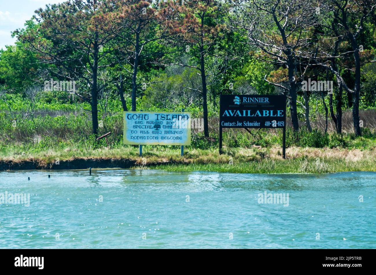 Smith Island Ferry Trip - Entering Harbor at Ewell Stock Photo - Alamy