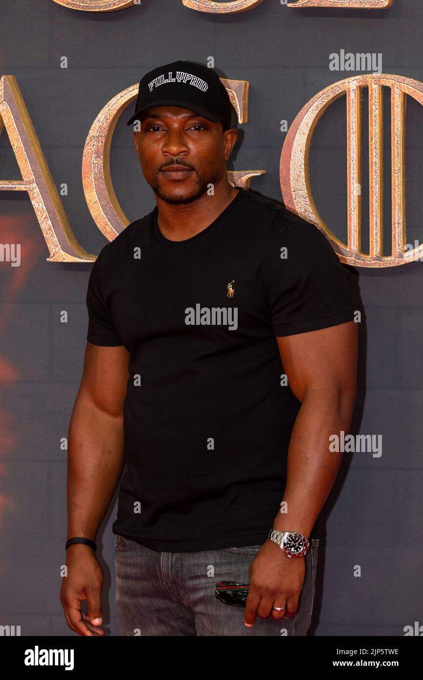 London, UK. 15 August 2022. Actor Ashley Walters attends the Sky Group ...