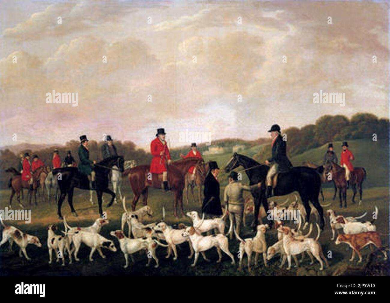 The Llanharan Hunt Stock Photo - Alamy