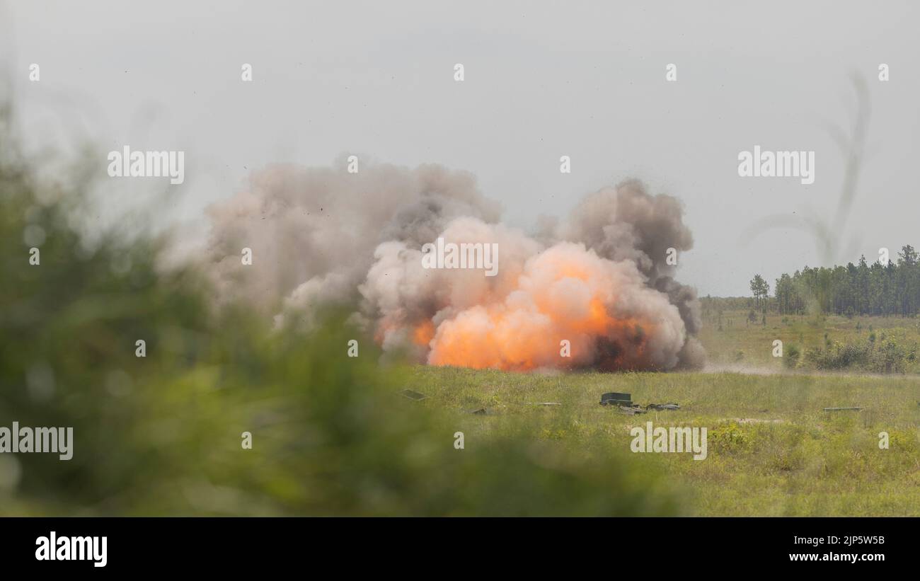 U.S. Marines with 2d Combat Engineer Battalion (CEB), 2d Marine ...