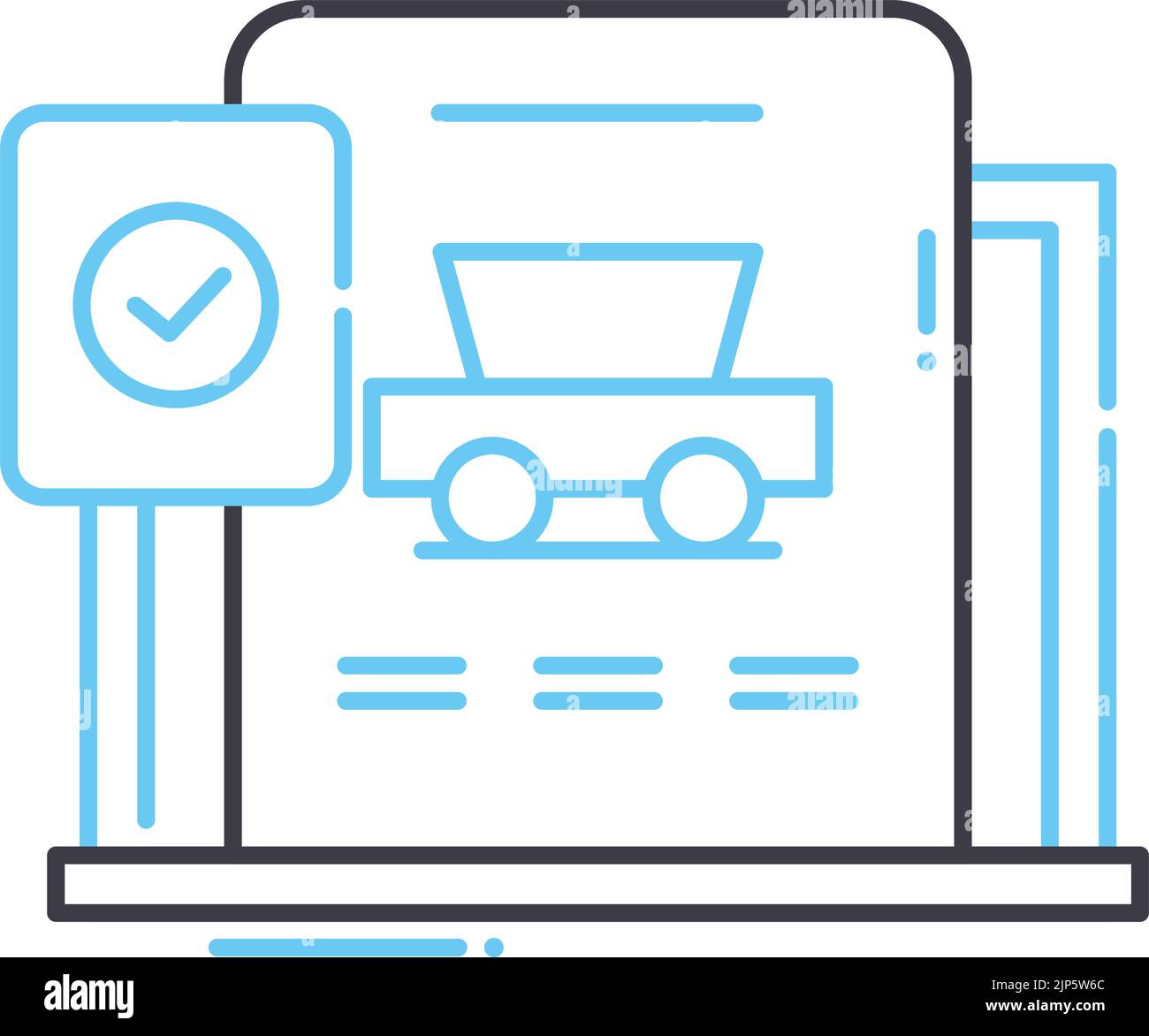 Car computer diagnostic icon Stock Vector Images - Alamy