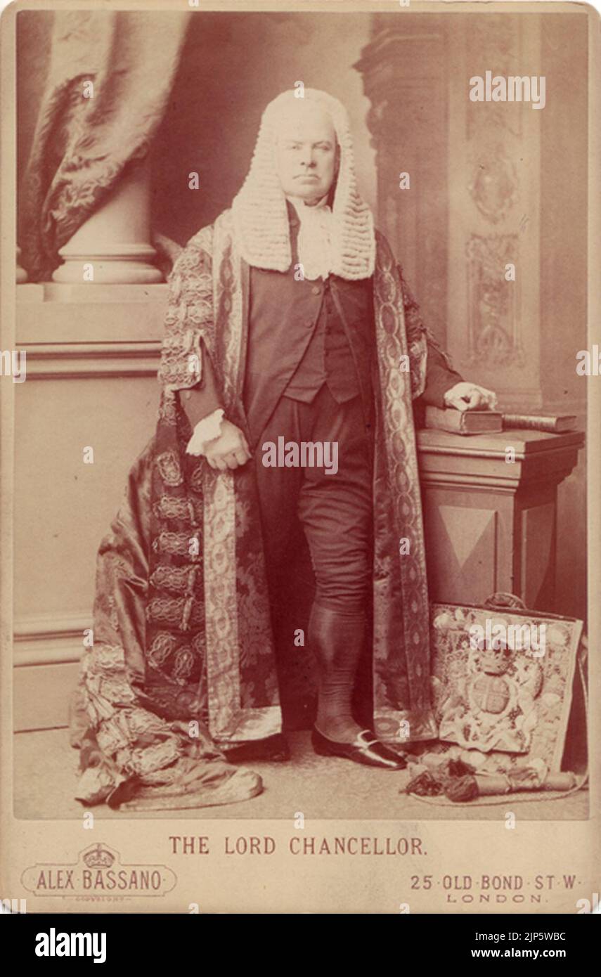 The Lord Chancellor (Hardinge Stanley Giffard, 1st Earl of Halsbury ...