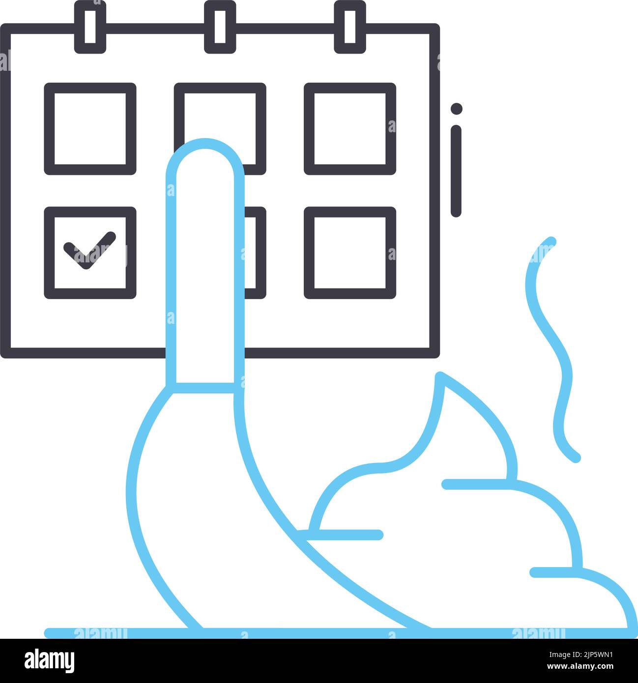 cleaning line icon, outline symbol, vector illustration, concept sign ...
