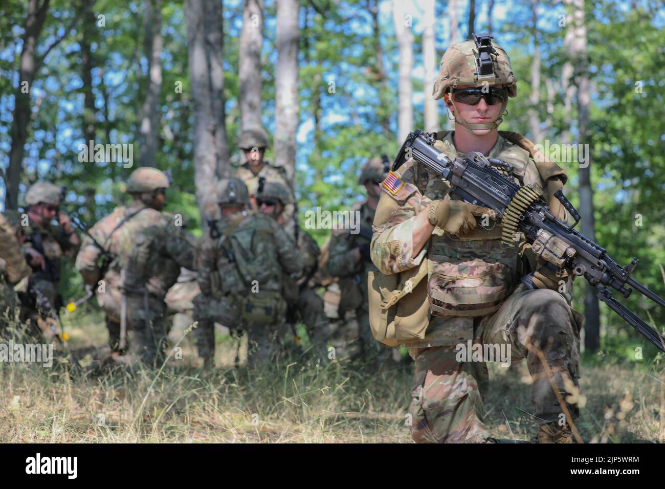 U.S. Army Ohio National Guard Spc. Brendon Brigdon, an Infantryman ...