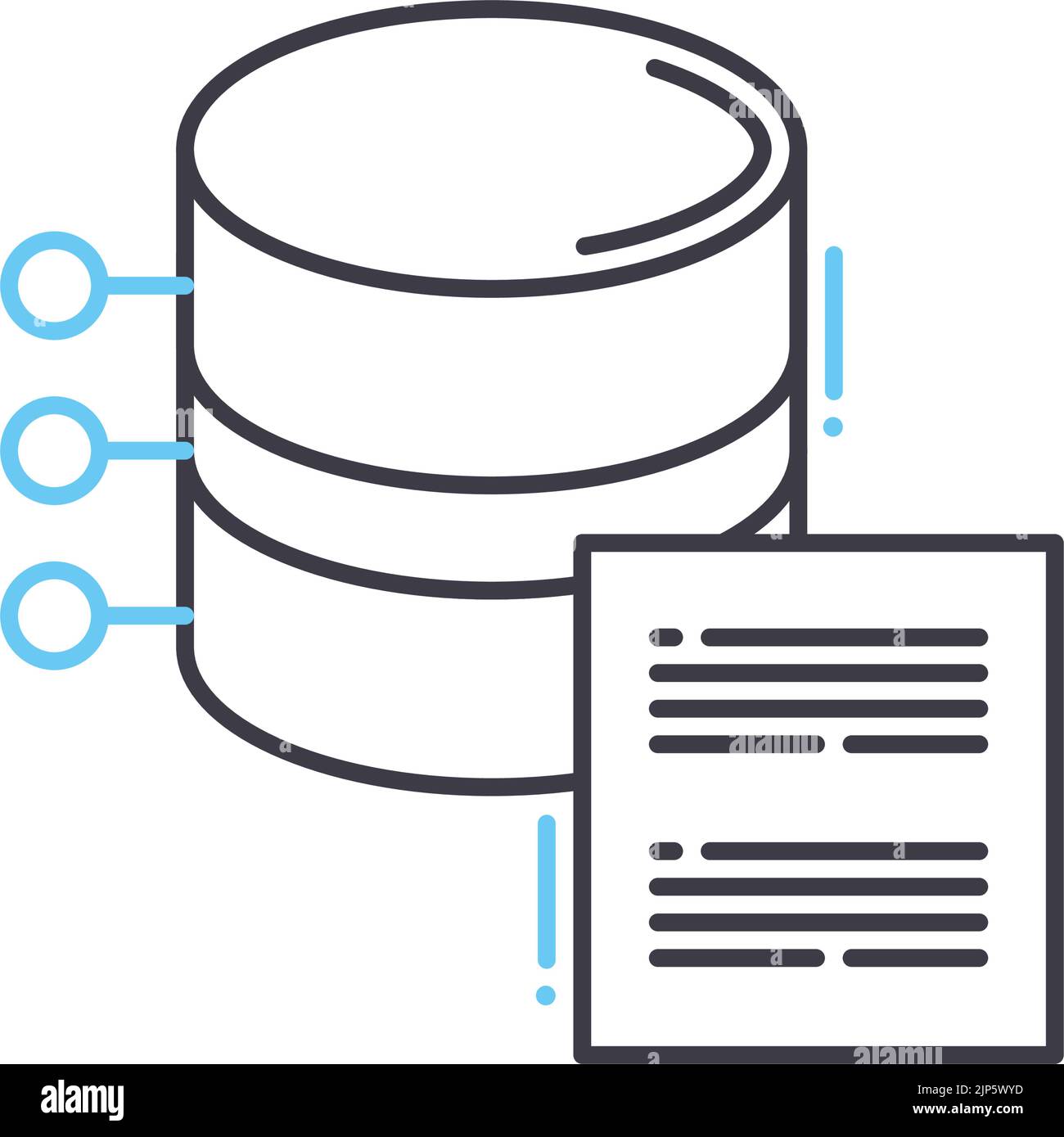 central tendency line icon, outline symbol, vector illustration, concept sign Stock Vector Image ...