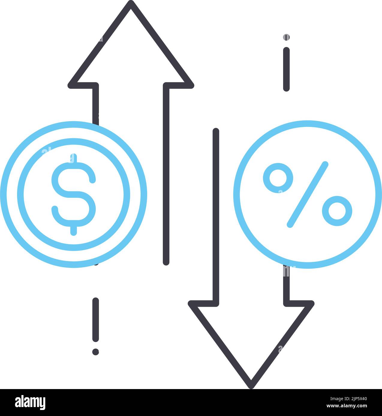 commission line icon, outline symbol, vector illustration, concept sign ...