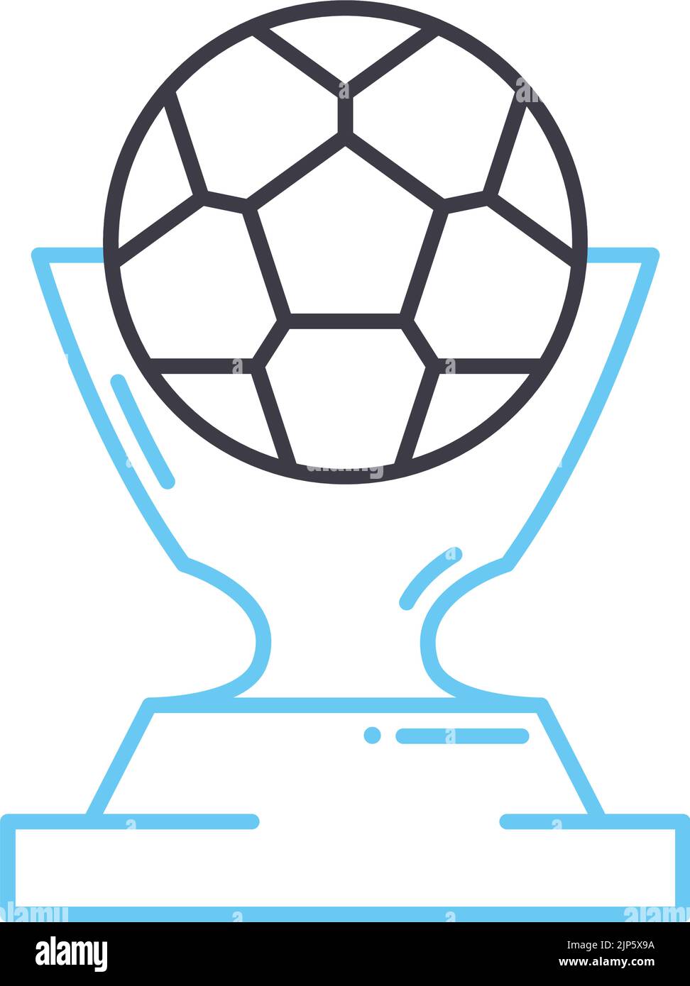 cup line icon, outline symbol, vector illustration, concept sign Stock ...