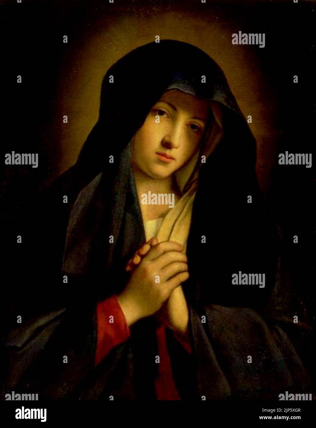 The Madonna in Sorrow Stock Photo - Alamy