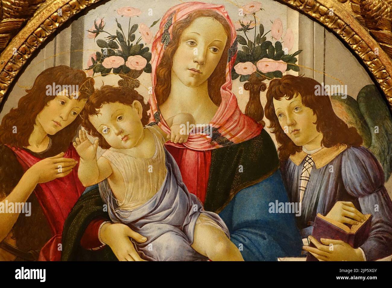 The Madonna and Child with Saint John the Baptist and an Angel Before a ...