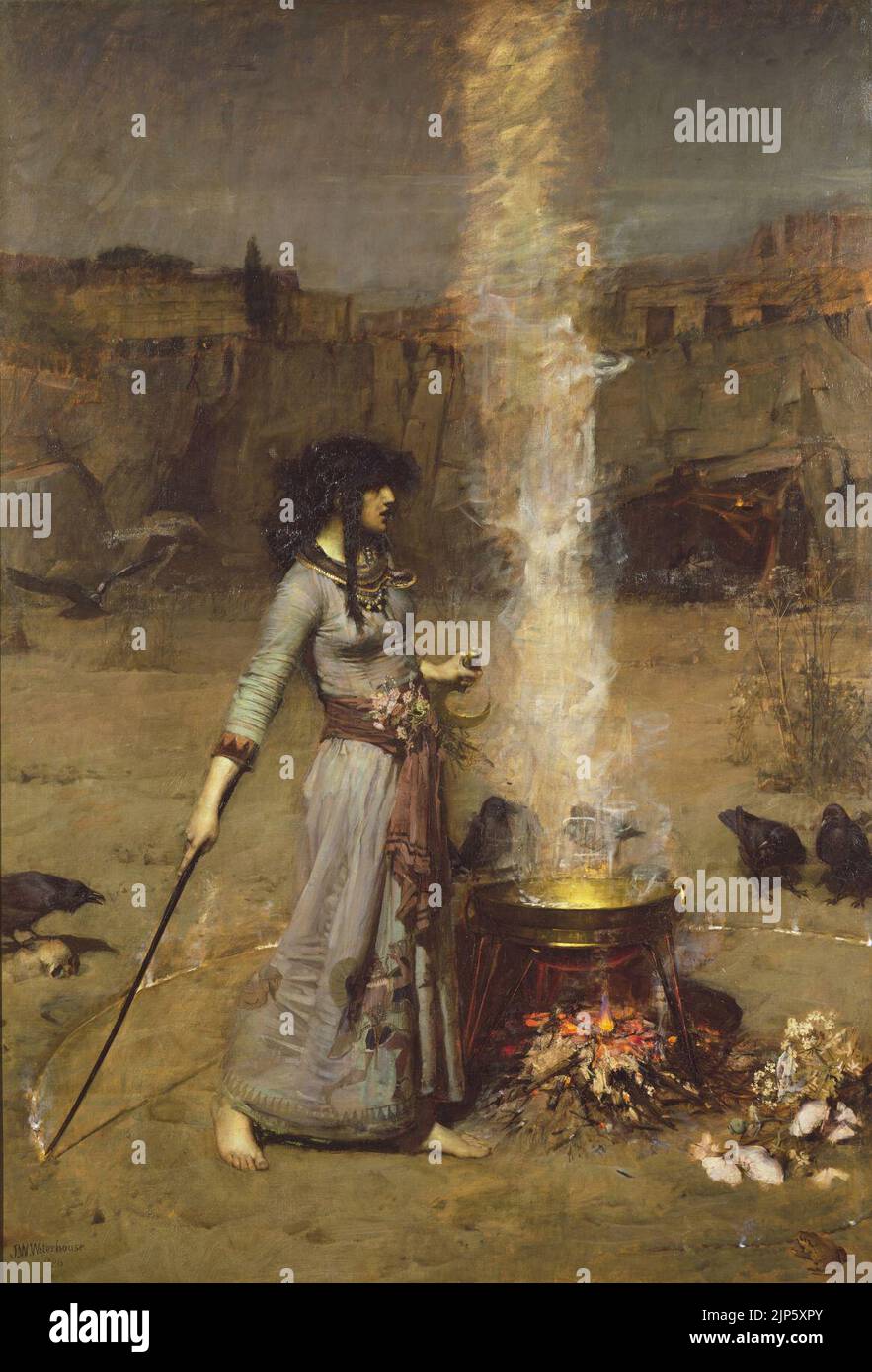 John William Waterhouse The Magic Circle