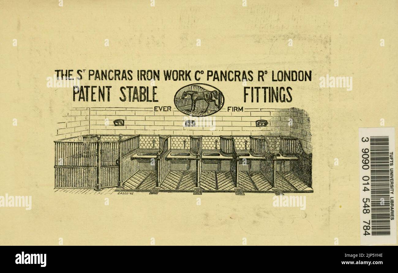 The management and treatment of the horse in the stable, field, and on ...