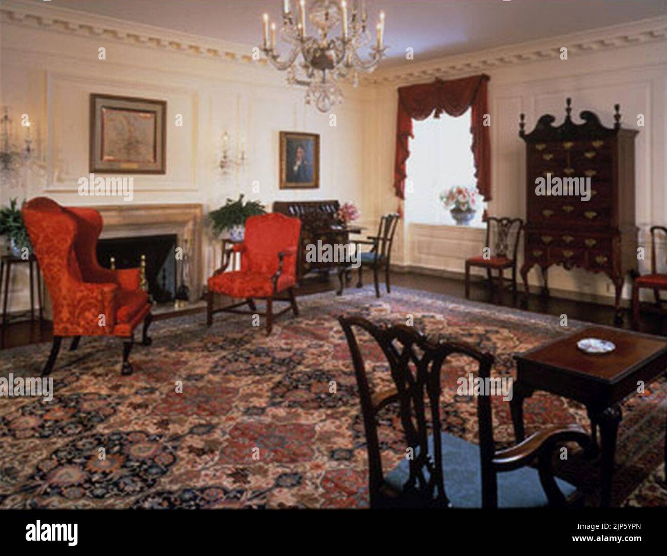 The Map Room, White House Stock Photo - Alamy