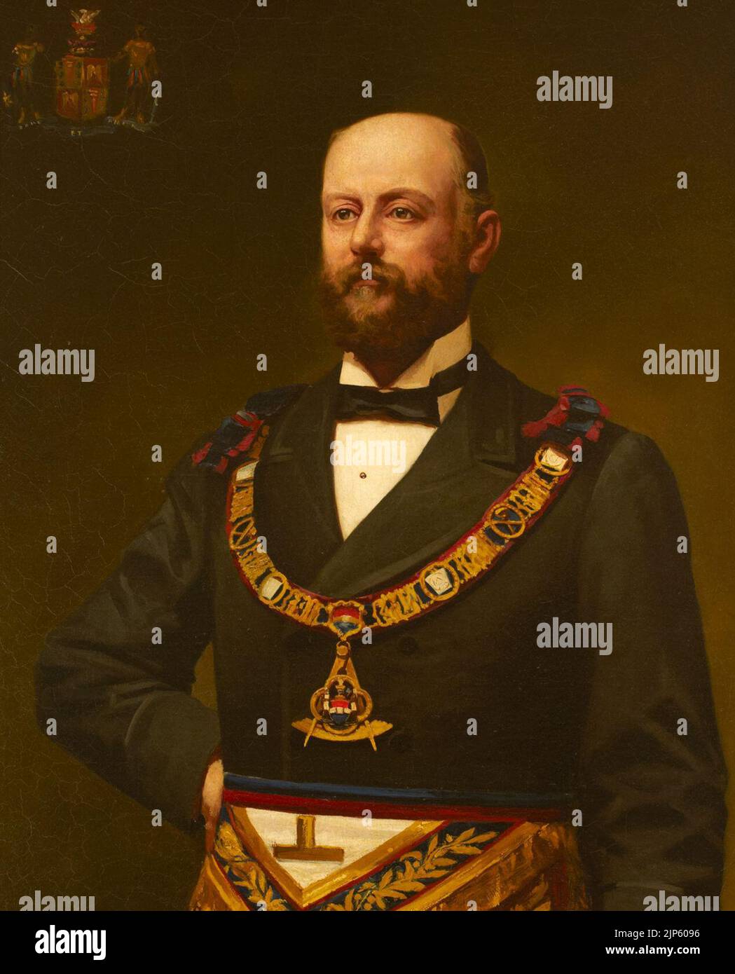 The Marquess of Hertford wearing Masonic regalia Stock Photo - Alamy