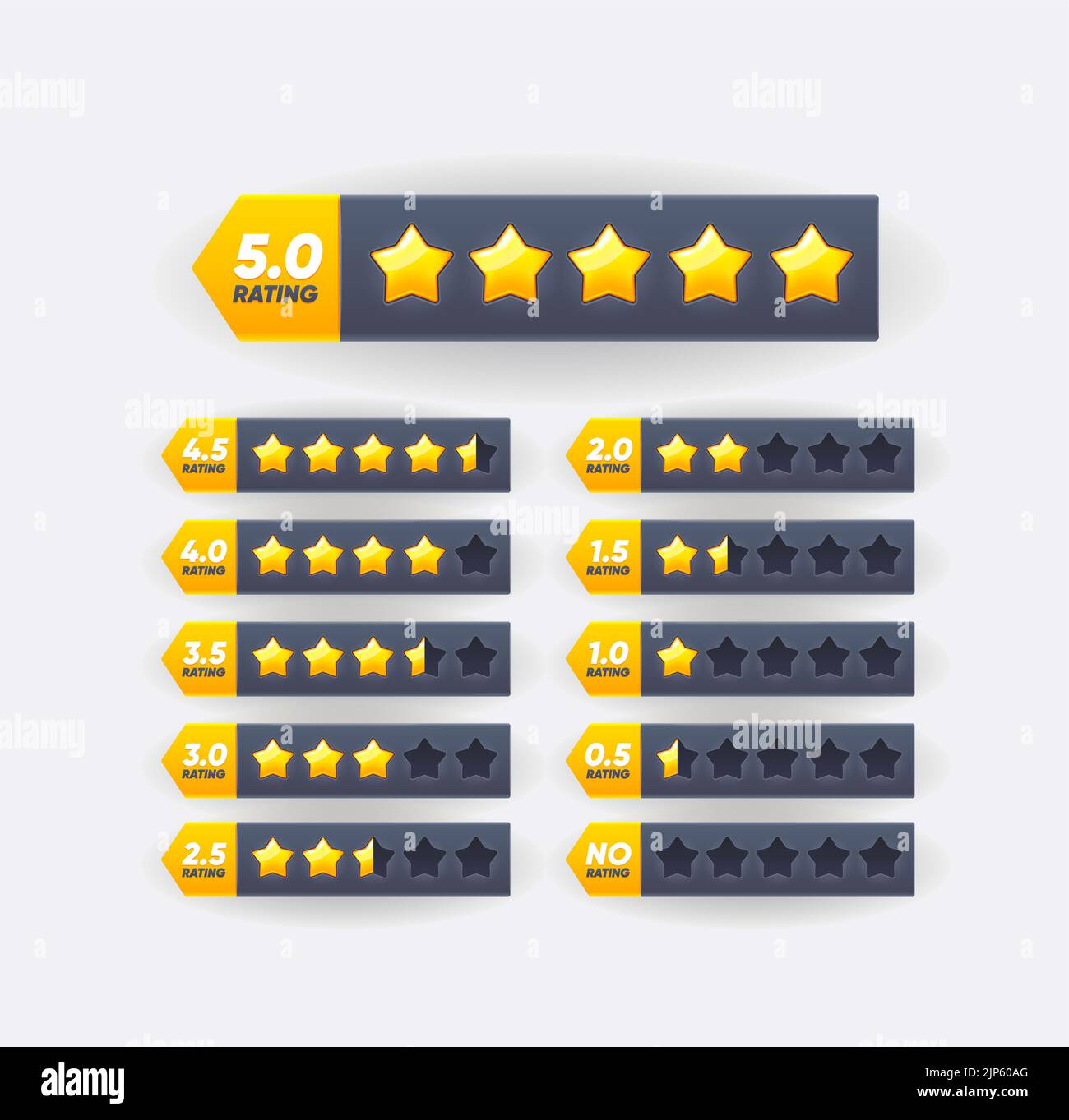 Five golden star review rate. Customer feedback. User choice, customer opinion or vote vector ...