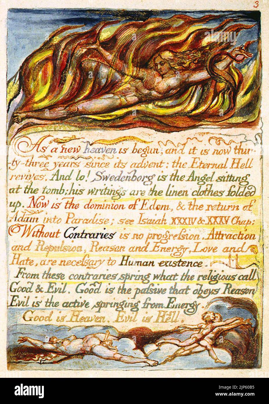 The Marriage of Heaven and Hell copy H 1790 Stock Photo - Alamy