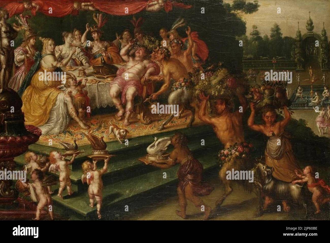 The Marriage of Peleus and Thetis - Dirck de Quade van Ravesteyn Stock Photo - Alamy