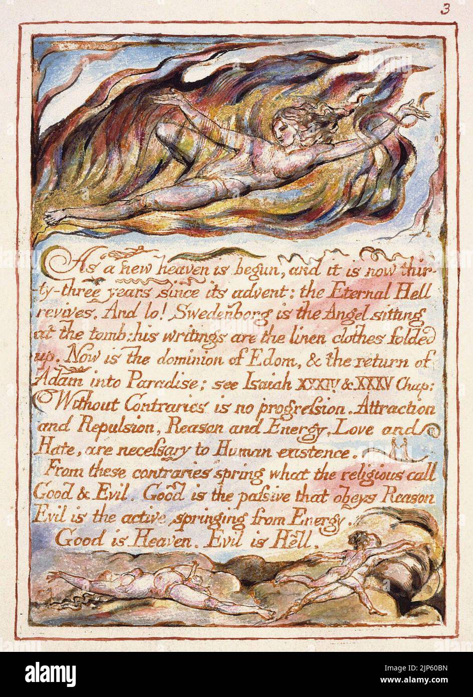 The Marriage of Heaven and Hell copy I 1827 Stock Photo - Alamy