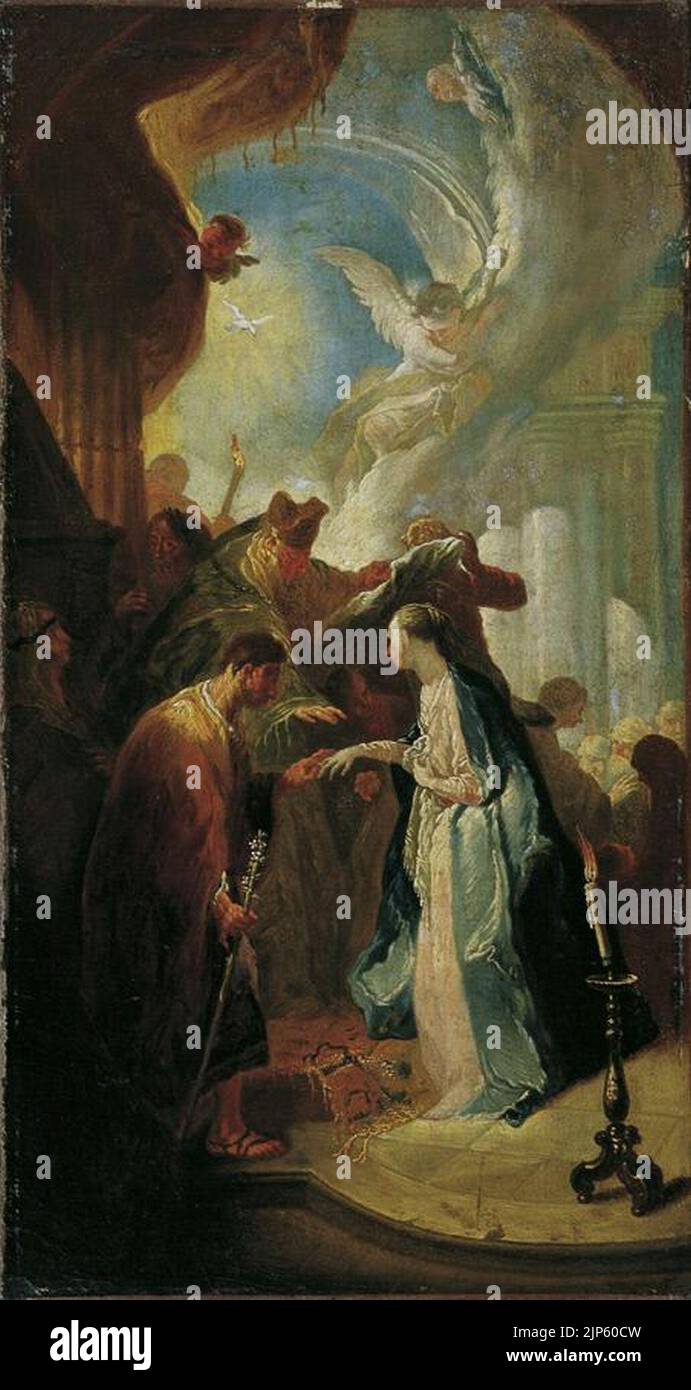 The Marriage of Mary (Franz Anton Maulbertsch Stock Photo - Alamy