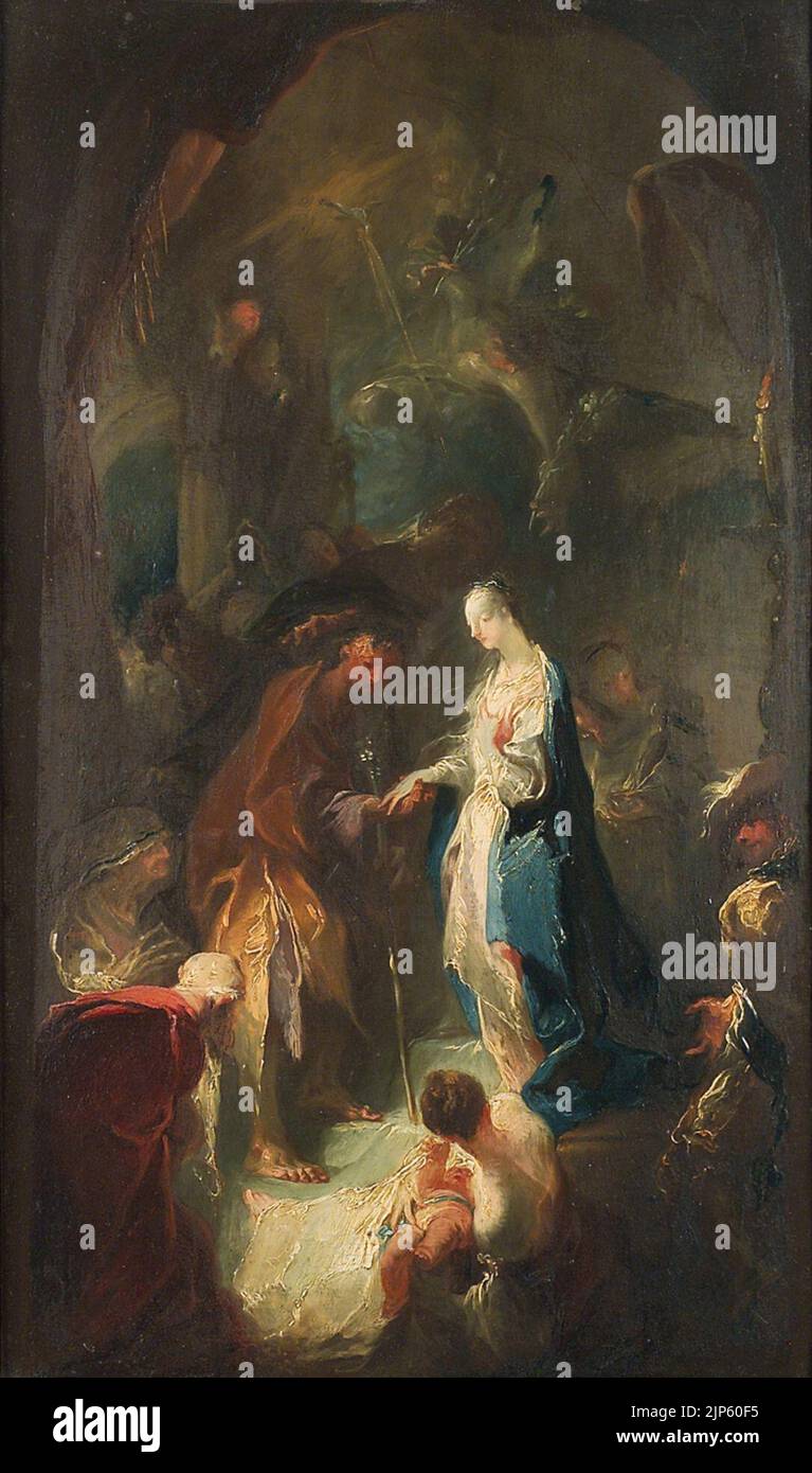 The Marriage of the Virgin (Franz Anton Maulbertsch Stock Photo - Alamy