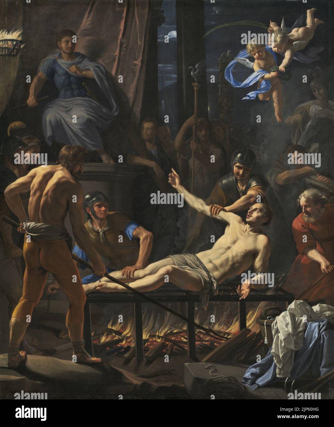 The Martyrdom of Saint Lawrence A12394 Stock Photo - Alamy