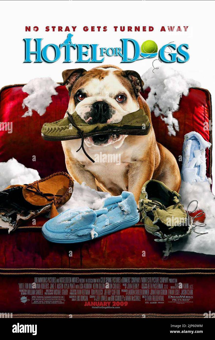 DOG POSTER, HOTEL FOR DOGS, 2009 Stock Photo - Alamy