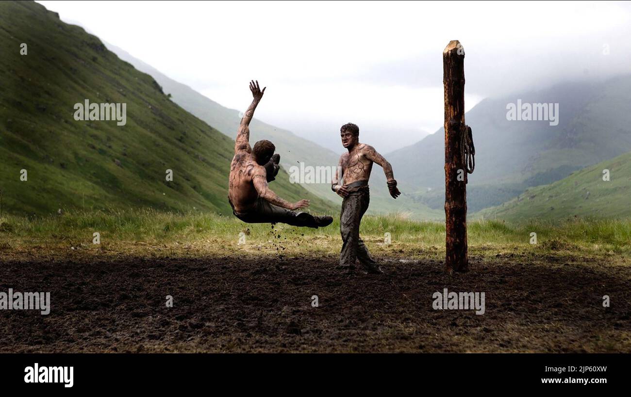 MOVIE FIGHT SCENE, VALHALLA RISING, 2009 Stock Photo - Alamy