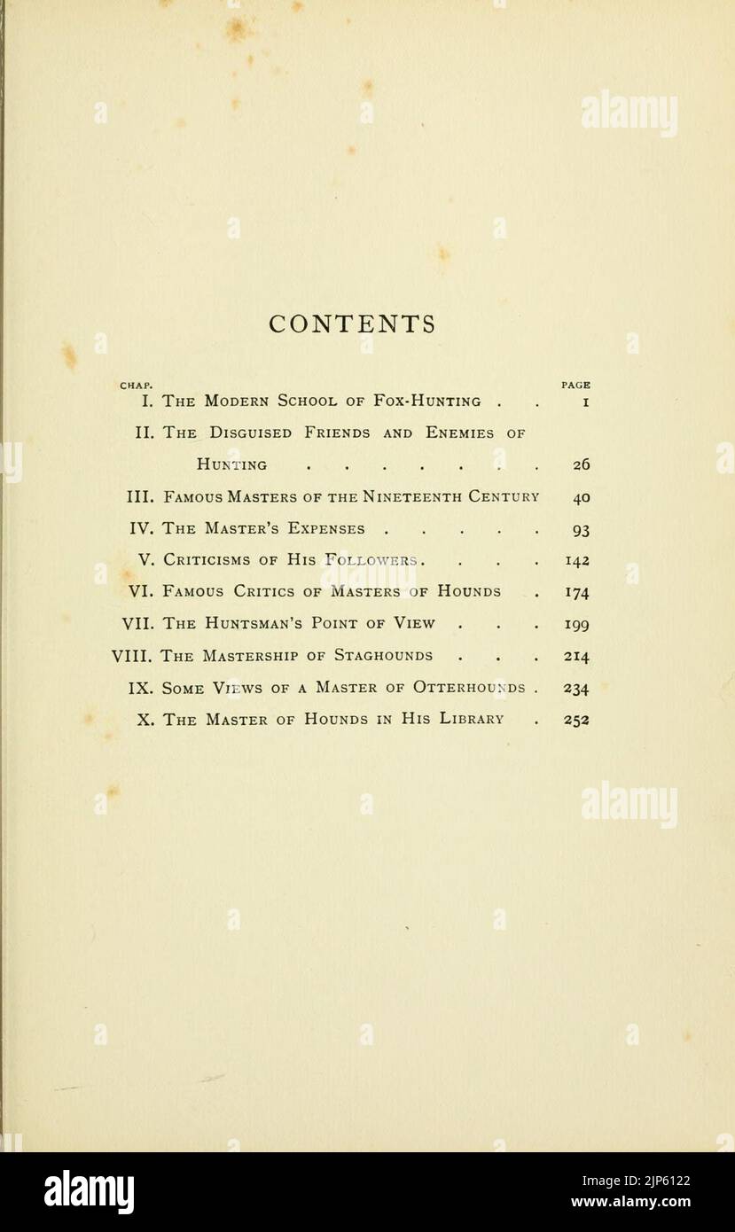 The master of hounds Stock Photo - Alamy