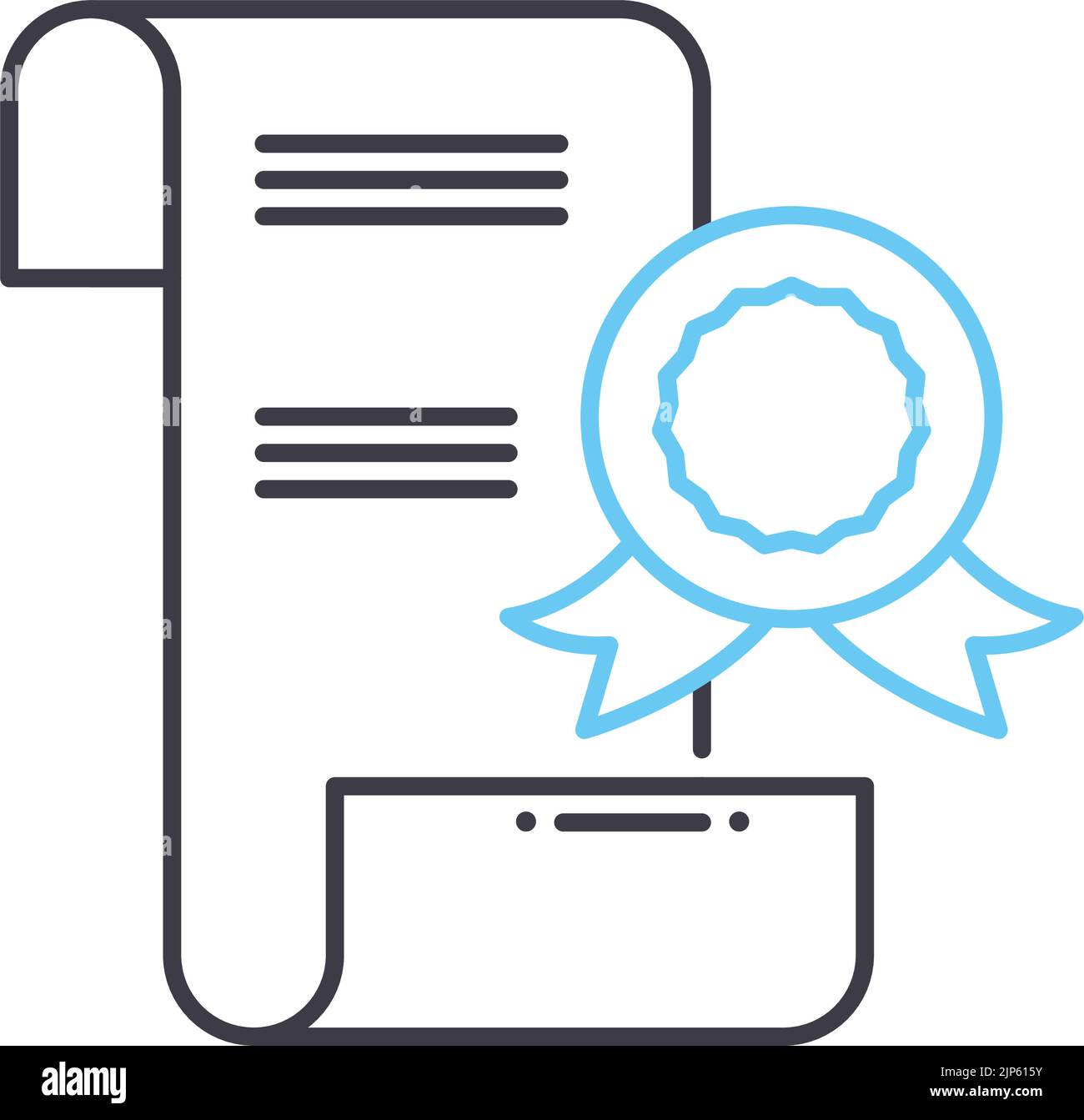 Diploma icon certificate symbol flat hi-res stock photography and ...