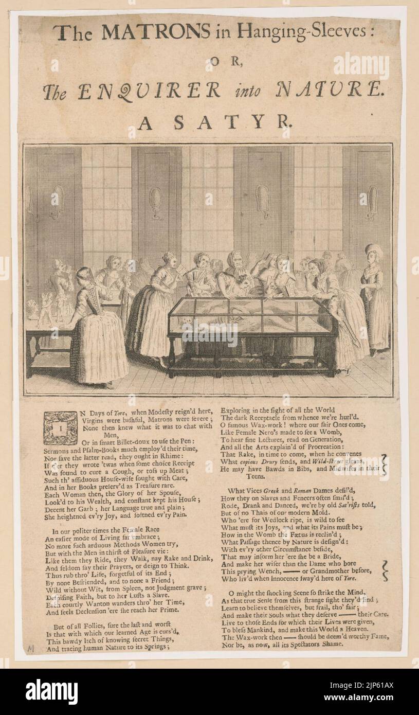 The matrons in hanging-sleeves- or, The enquirer into nature. A satyr ...