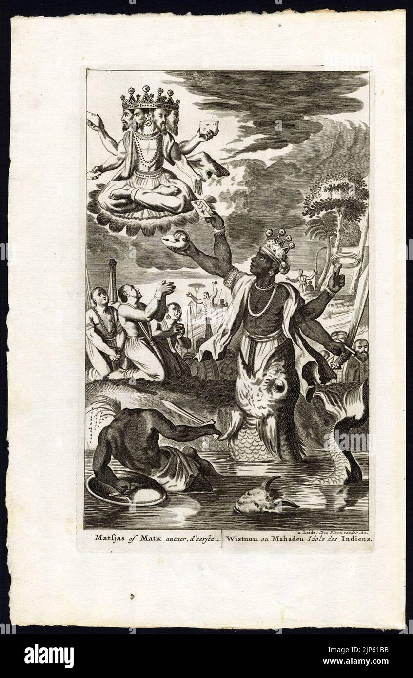 The Matsya Avatar Stock Photo - Alamy