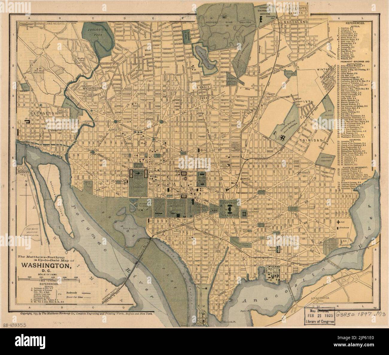 Map of matthews hi-res stock photography and images - Alamy