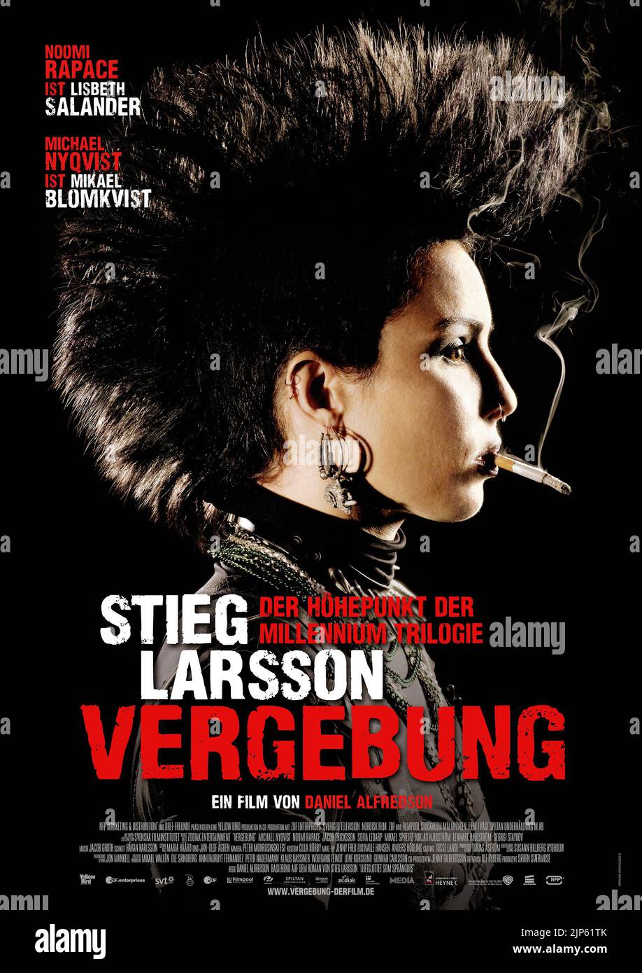 Noomi Rapace Movie Poster The Girl Who Kicked The Hornets Nest 2009