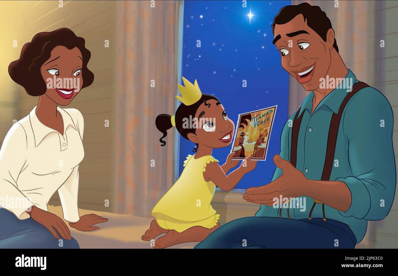EUDORA, TIANA, JAMES, THE PRINCESS AND THE FROG, 2009 Stock Photo - Alamy