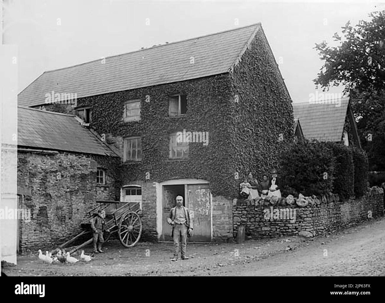 The mill, Pumsaint Stock Photo - Alamy
