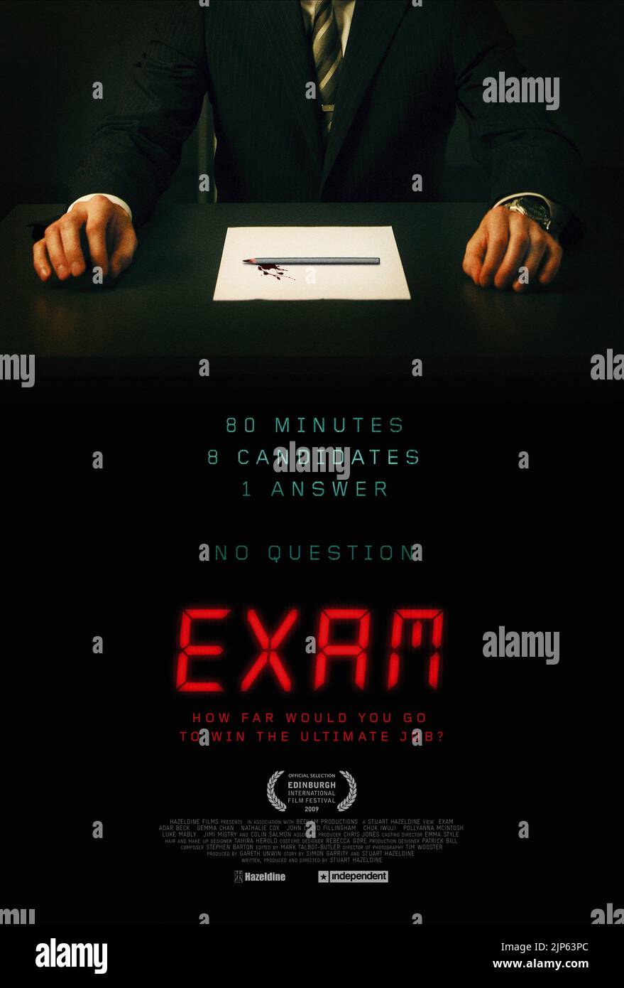 MOVIE POSTER, EXAM, 2009 Stock Photo - Alamy