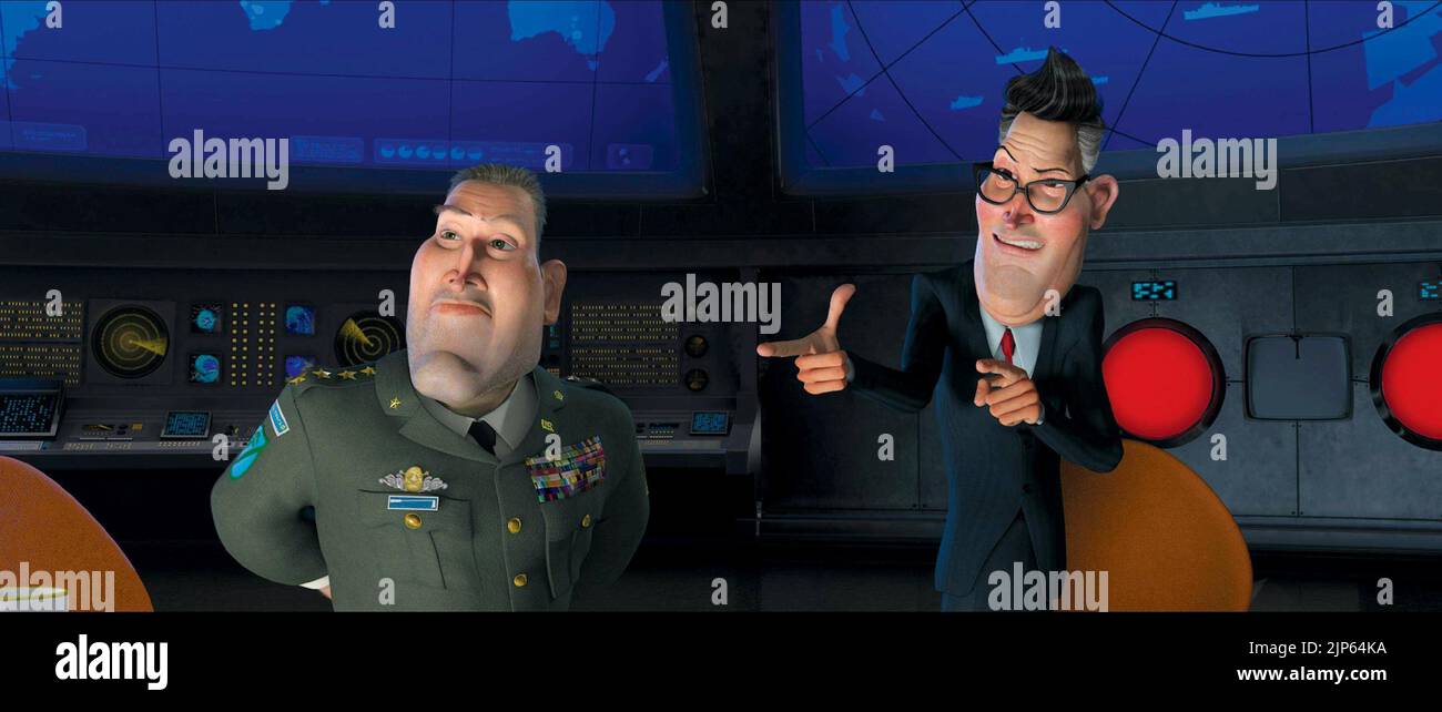 GENERAL W.R. MONGER, PRESIDENT HATHAWAY, MONSTERS VS. ALIENS, 2009 ...