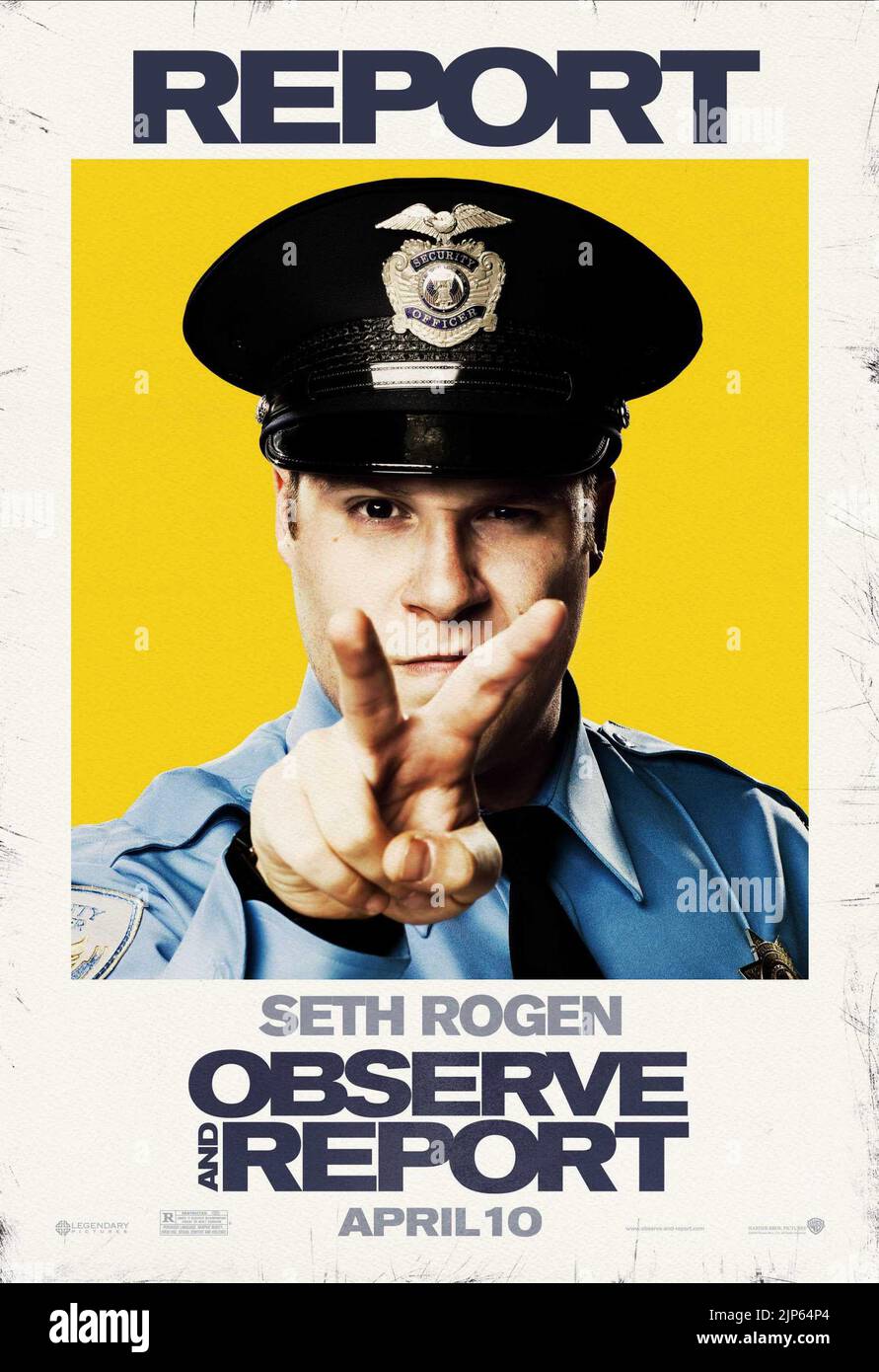 Observe and report poster hi-res stock photography and images - Alamy