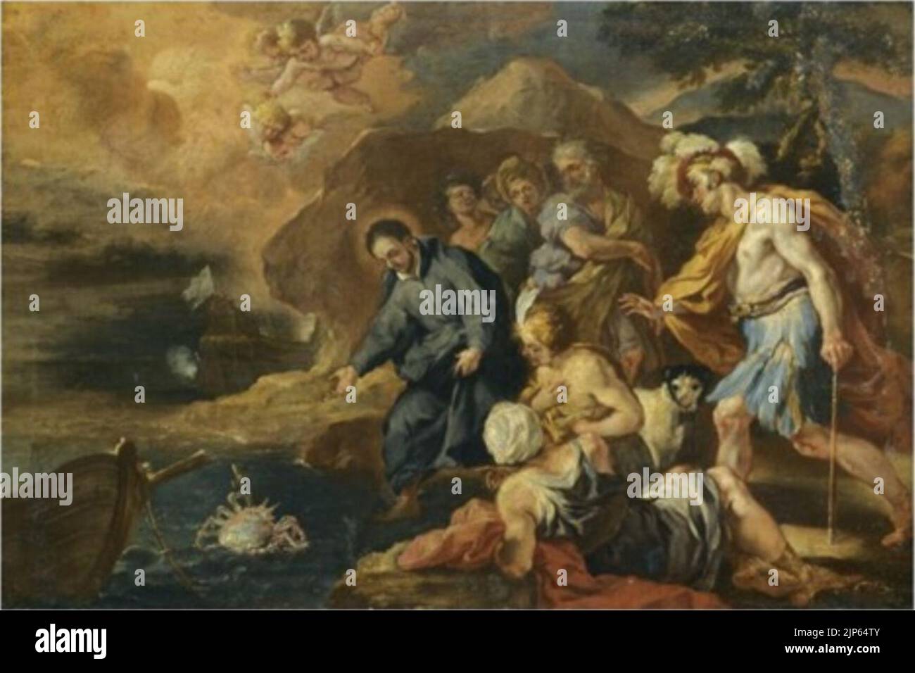 The Miracle of Saint Francis Xavier and the Crab Stock Photo - Alamy