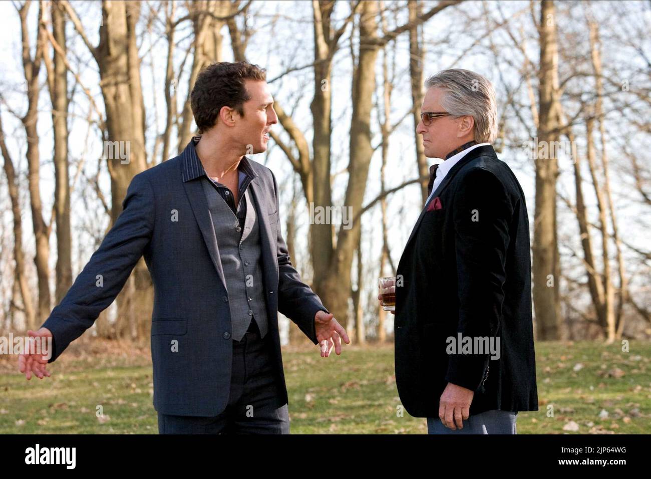 Matthew mcconaughey michael douglas girlfriends hi-res stock ...