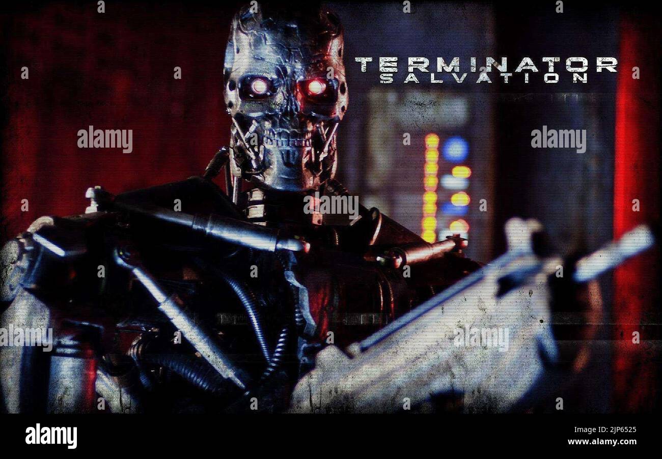 T-SERIES MOVIE POSTER, TERMINATOR SALVATION, 2009 Stock Photo - Alamy
