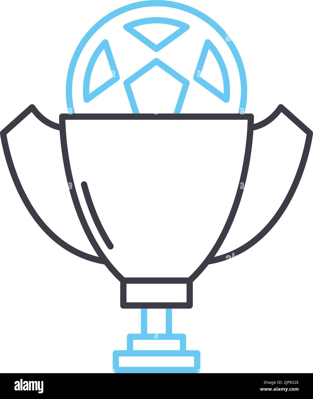 cup line icon, outline symbol, vector illustration, concept sign Stock ...