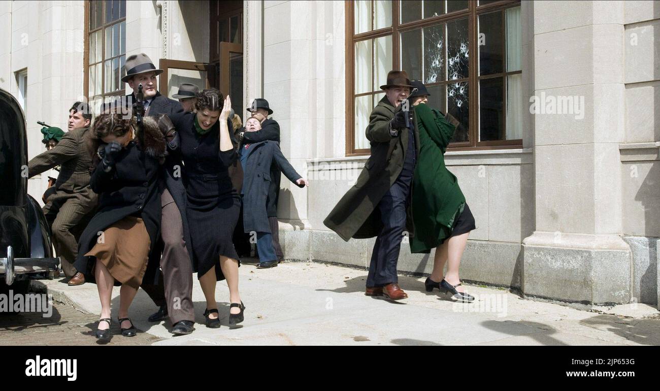 ARMED BANK RAID SCENE, PUBLIC ENEMIES, 2009 Stock Photo - Alamy