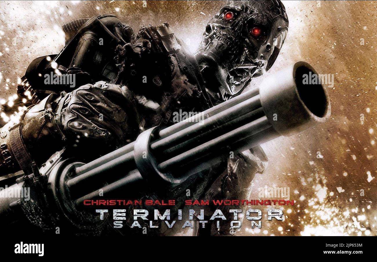 T-SERIES MOVIE POSTER, TERMINATOR SALVATION, 2009 Stock Photo - Alamy