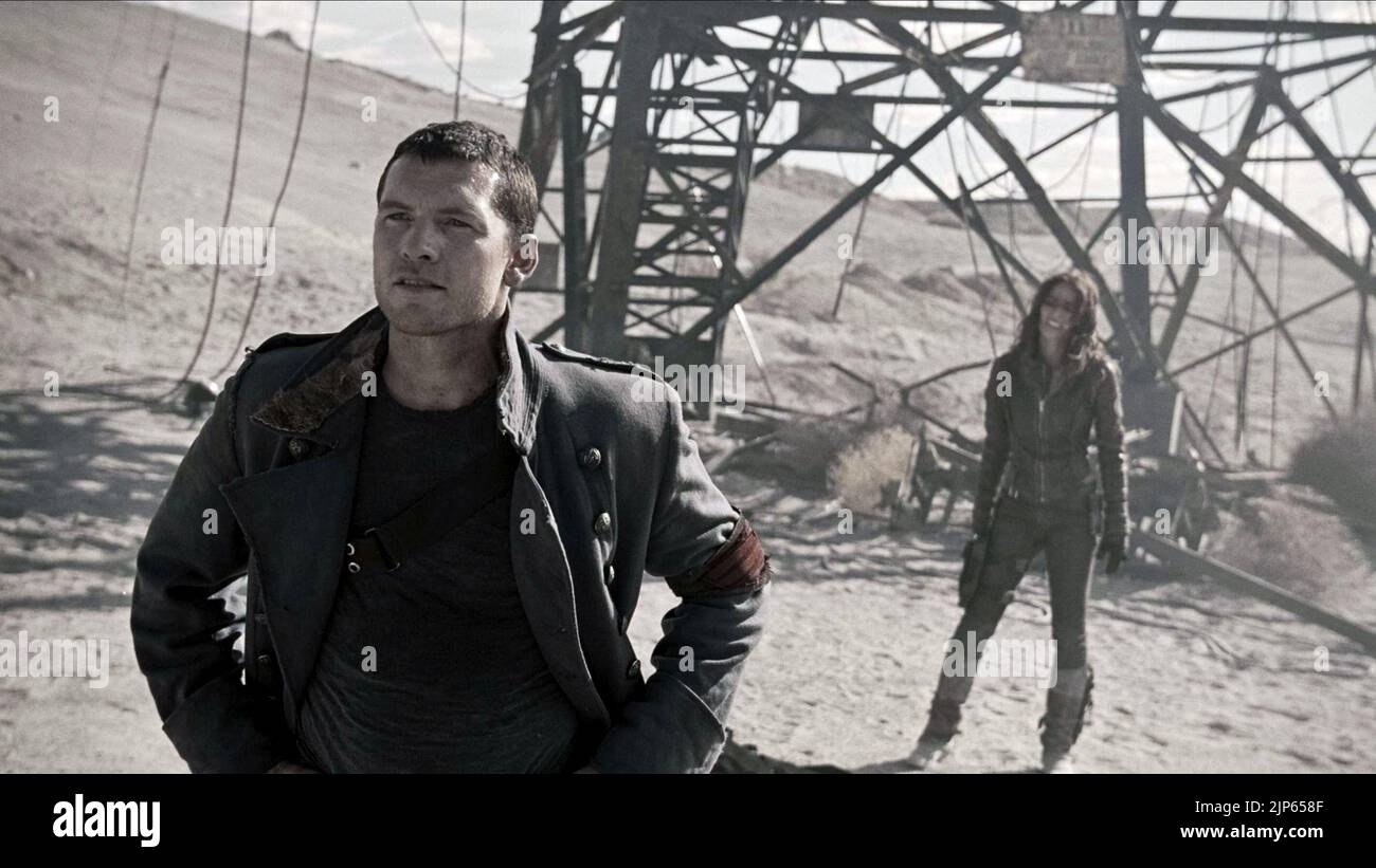 SAM WORTHINGTON, MOON BLOODGOOD, TERMINATOR SALVATION, 2009 Stock Photo ...