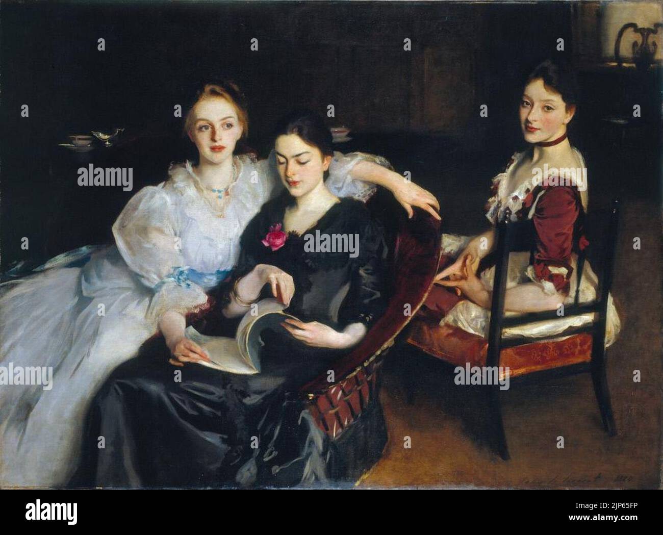 The Misses Vickers John Singer Sargent 1884 Stock Photo - Alamy
