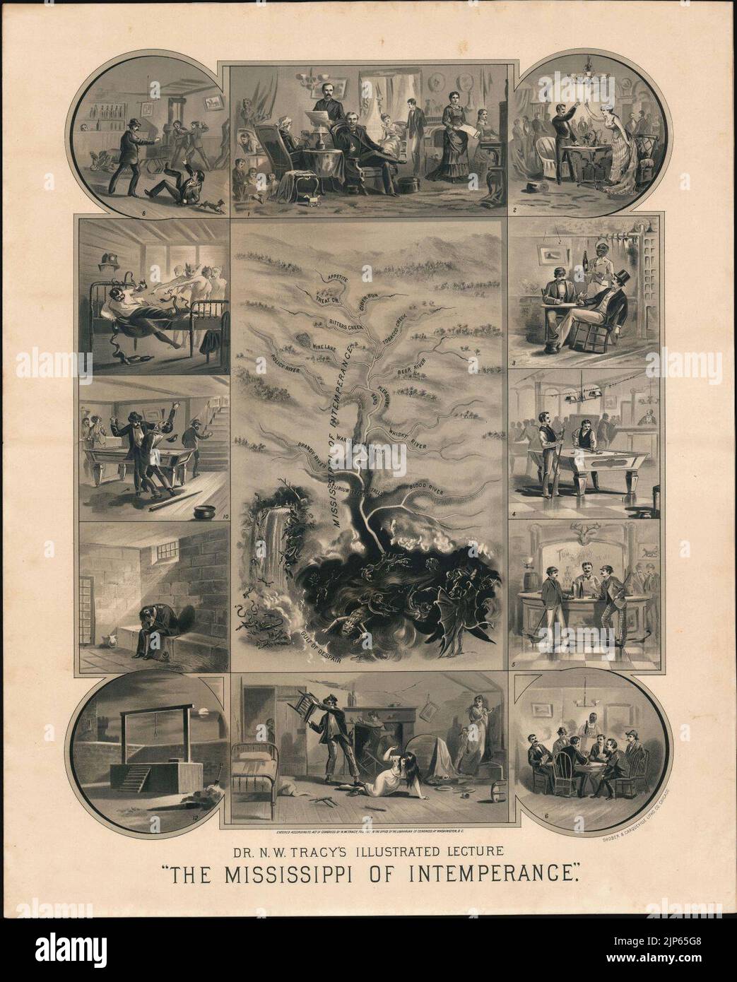 The Mississippi of Intemperance Stock Photo - Alamy