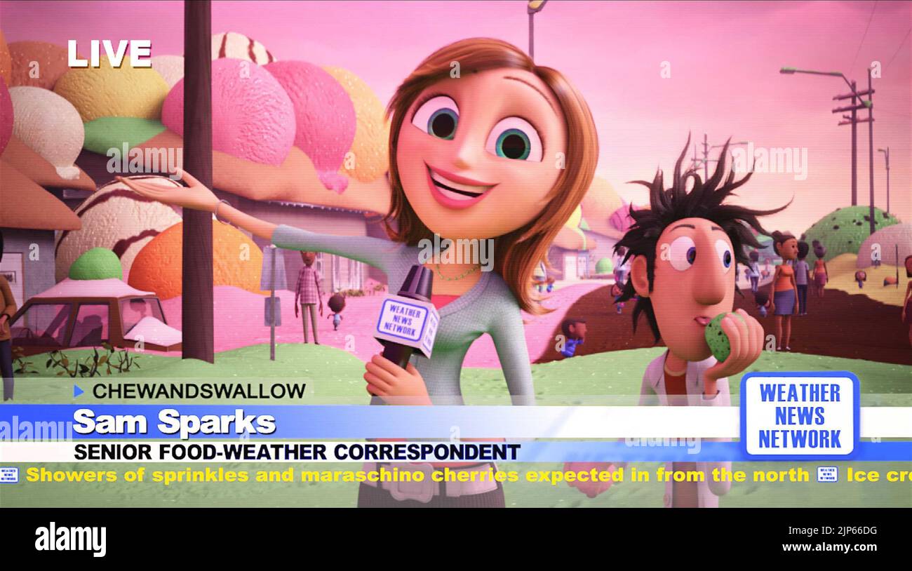 SAM, FLINT LOCKWOOD, CLOUDY WITH A CHANCE OF MEATBALLS, 2009 Stock ...